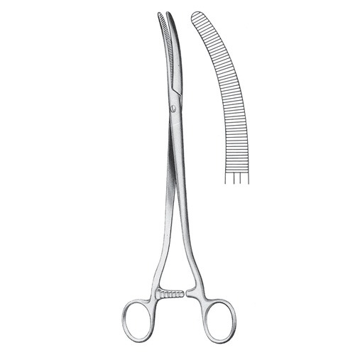 Faure Hysterectomy Forceps, Screw Joint, 25cm | Rhein Website