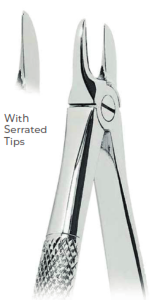 Extracting Forceps With serrated tips For separating upper molars Fig ...