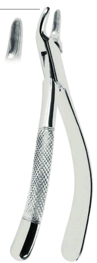 Cryer extracting forceps for upper incisors, premolars and roots Fig ...
