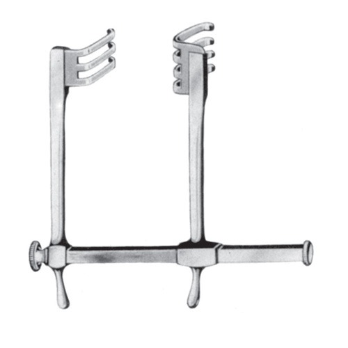 Temple Fay Hemilaminectomy Retractor, 48x40x110mm | Rhein Website