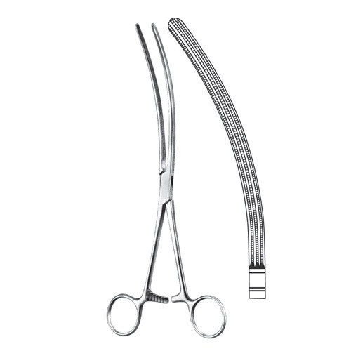 Mayo-Robson-Atrauma Intestinal And Stomach Clamps, Curved, 25cm | Rhein ...