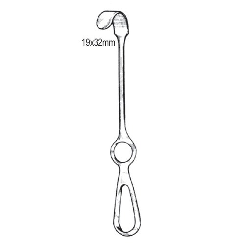 London Hospital Retractor, 19x32mm, 23mm | Rhein Website